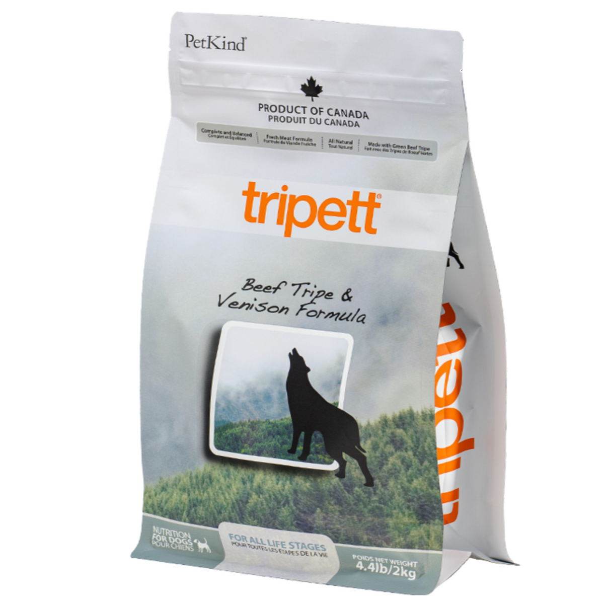 Dry Dog Food - Beef Tripe & Venison Formula for All Life Stages -Made ...